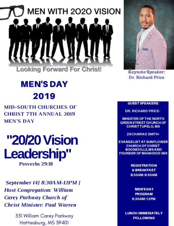 Men's Empowerment Conference /Mid-South Churches of Christ 7th Annual ...