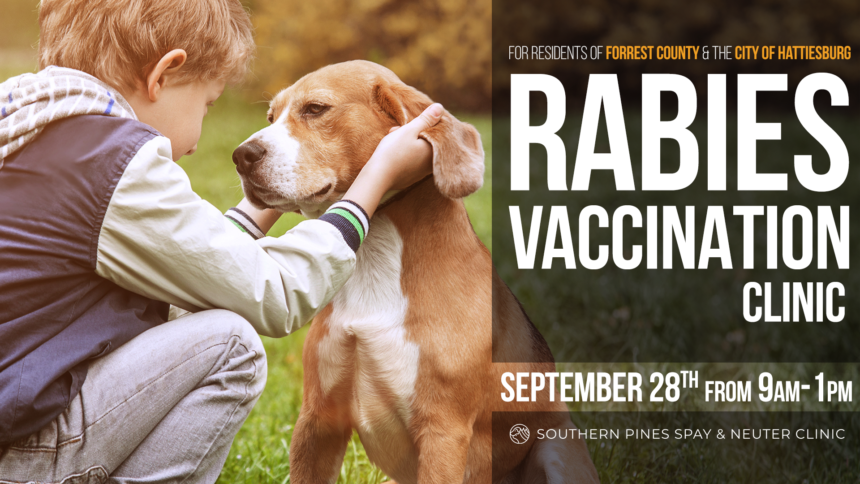 Free Rabies Vaccination Clinic - City of Hattiesburg
