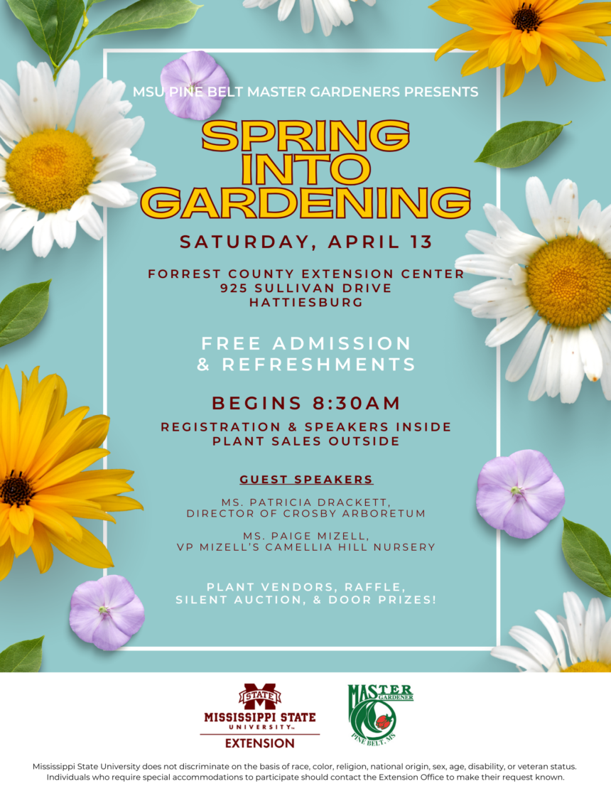 MSU Pine Belt Master Gardeners Spring Garden Day - City of Hattiesburg