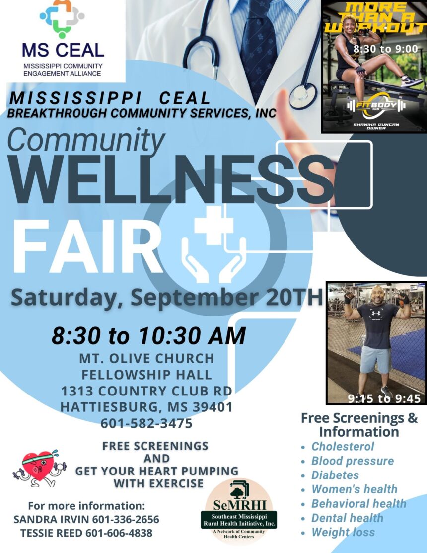 Community Wellness Event - City of Hattiesburg