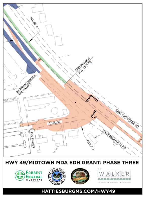 Highway 49/Midtown MDA EDH Grant - City of Hattiesburg