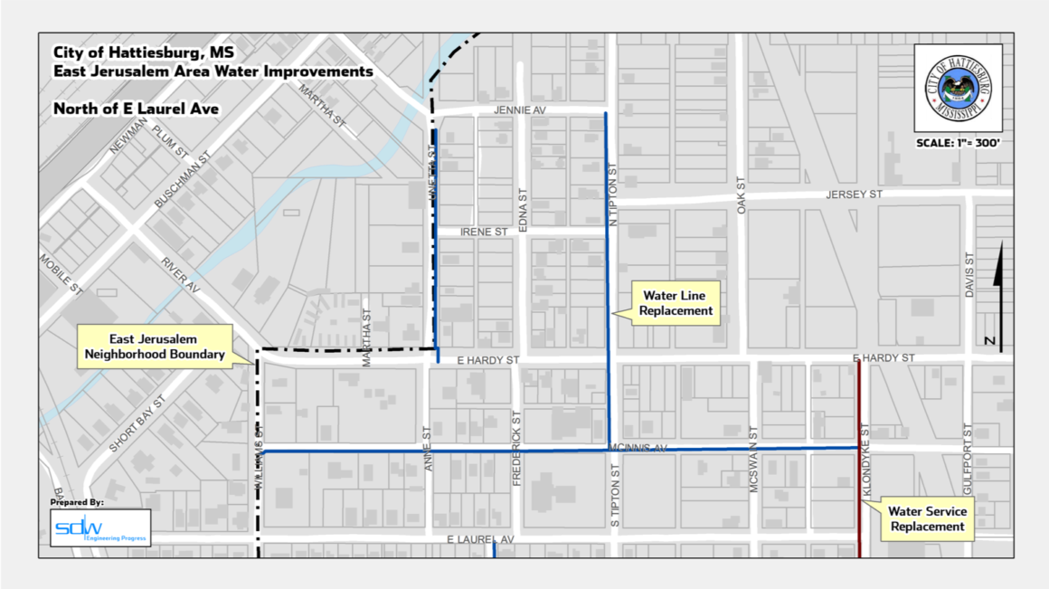 ej_water_map - City of Hattiesburg